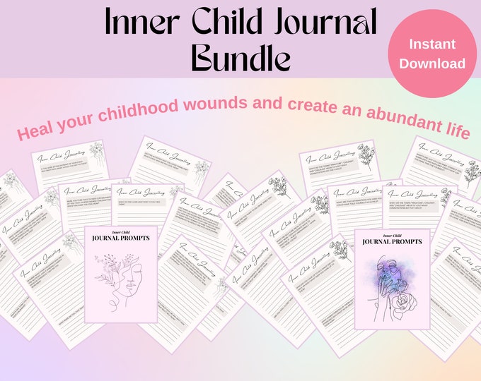 The Inner Child Journal Printable, Inner Child Journaling Prompts ...