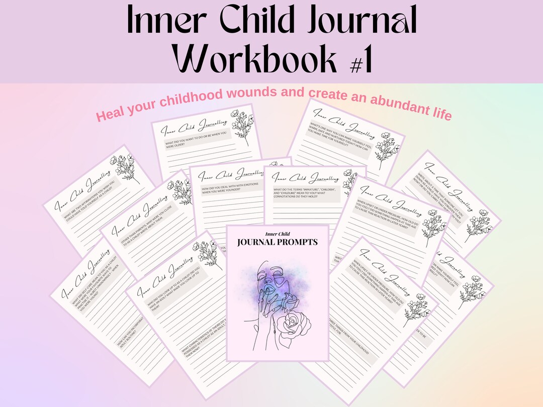 Inner Child Healing Shadow Work, Journal Prompts, Printable Workbook ...