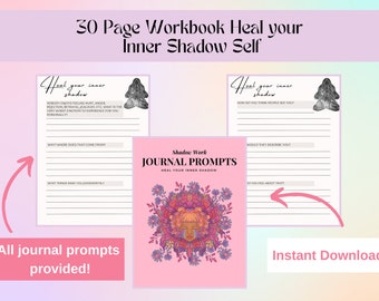 Shadow Work Journal Healing Journal Mental Health Anxiety Journal ...