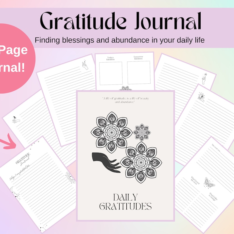 Gratitude Journal - Etsy