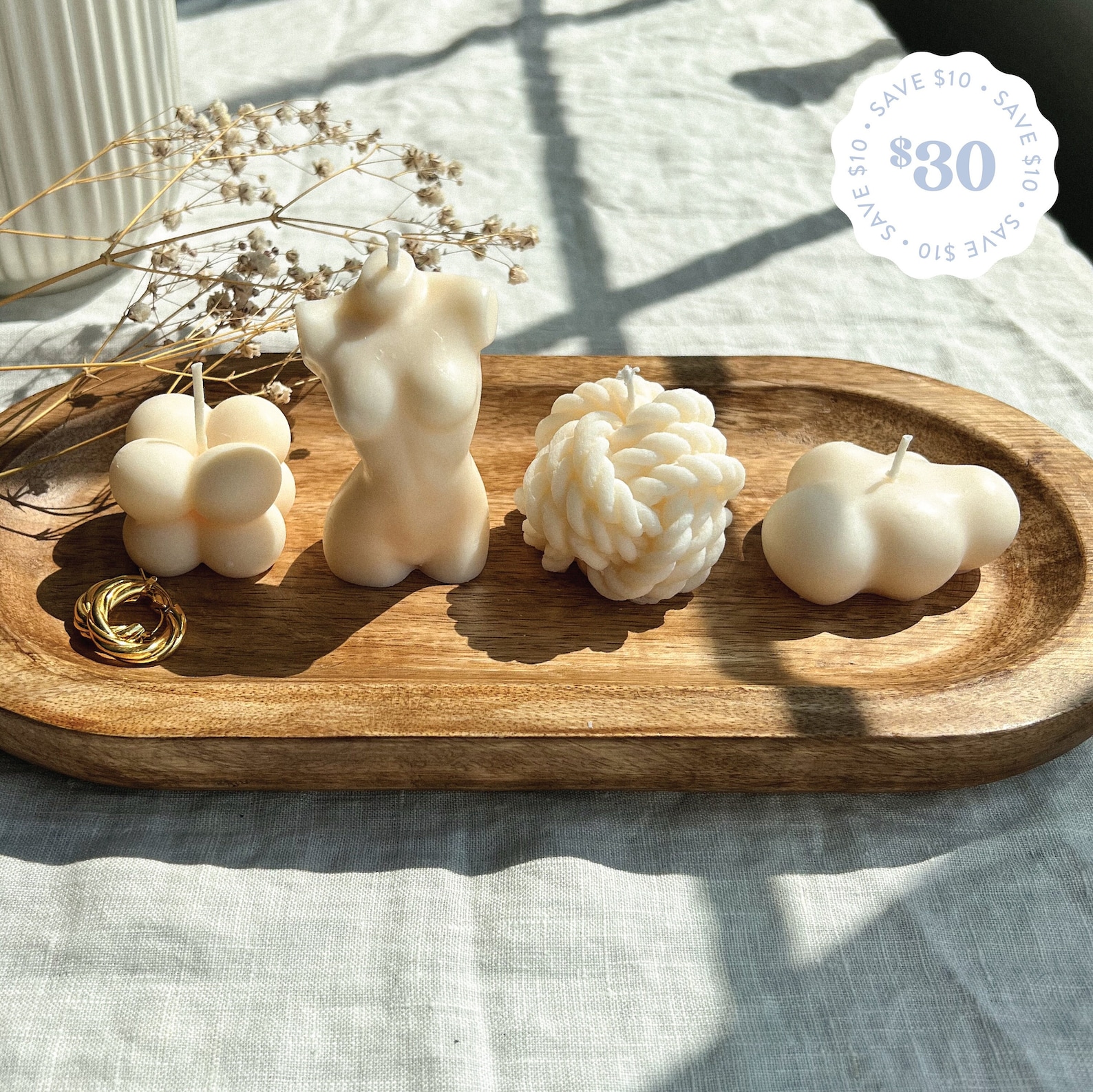 Celestial Collection Set • Woman Figure • Yarn Ball • Cloud • Mini ...