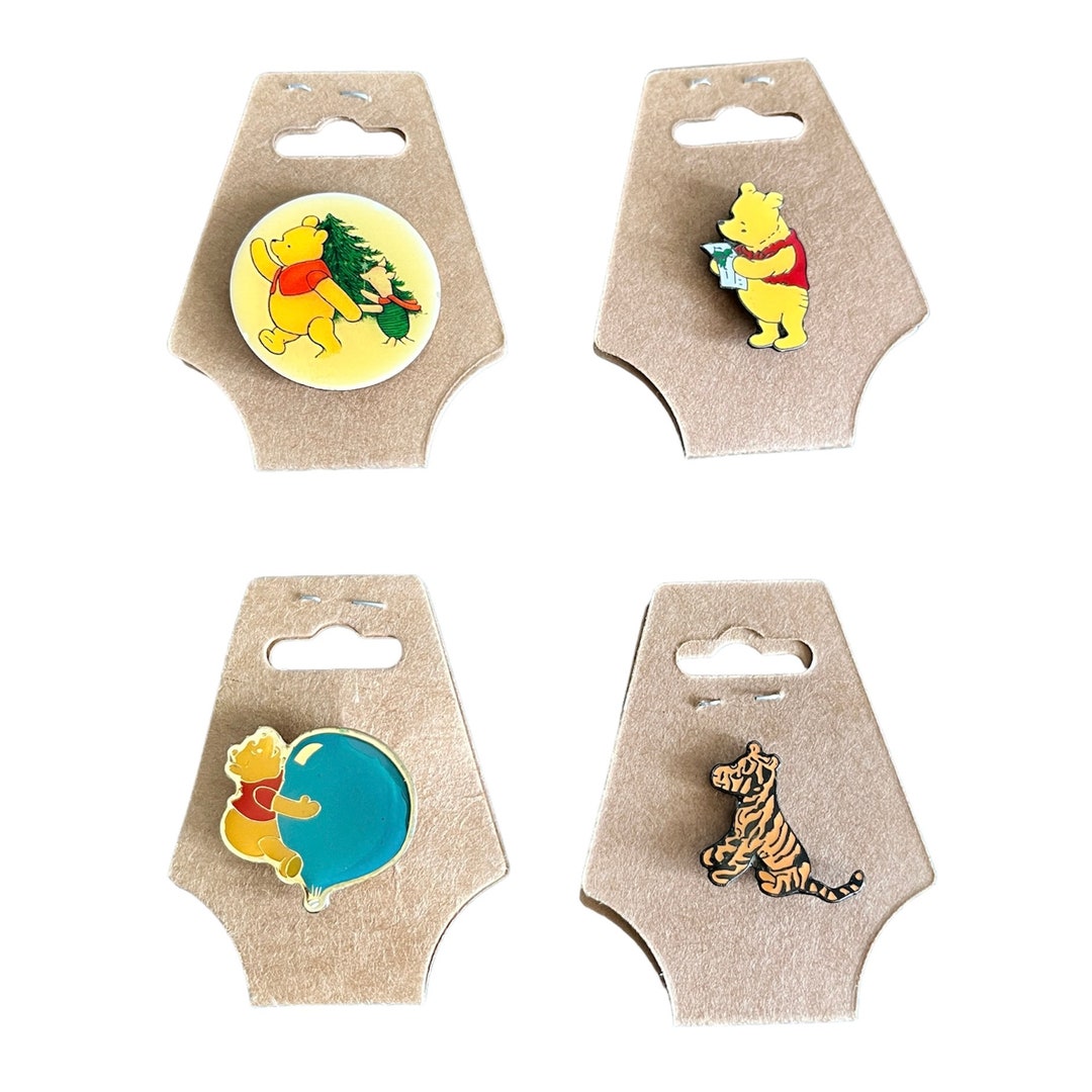 Vintage Disney Winnie the Pooh & Tigger Pin Badges / Brooch Choose ONE ...