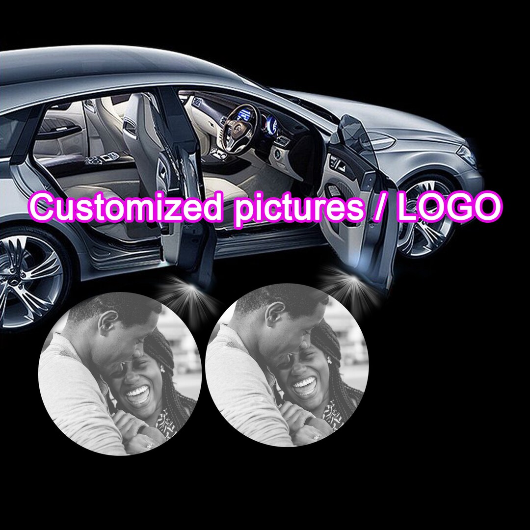Car Door Light | Custom Photos | Car Accessories | Anniversary | Puddle ...