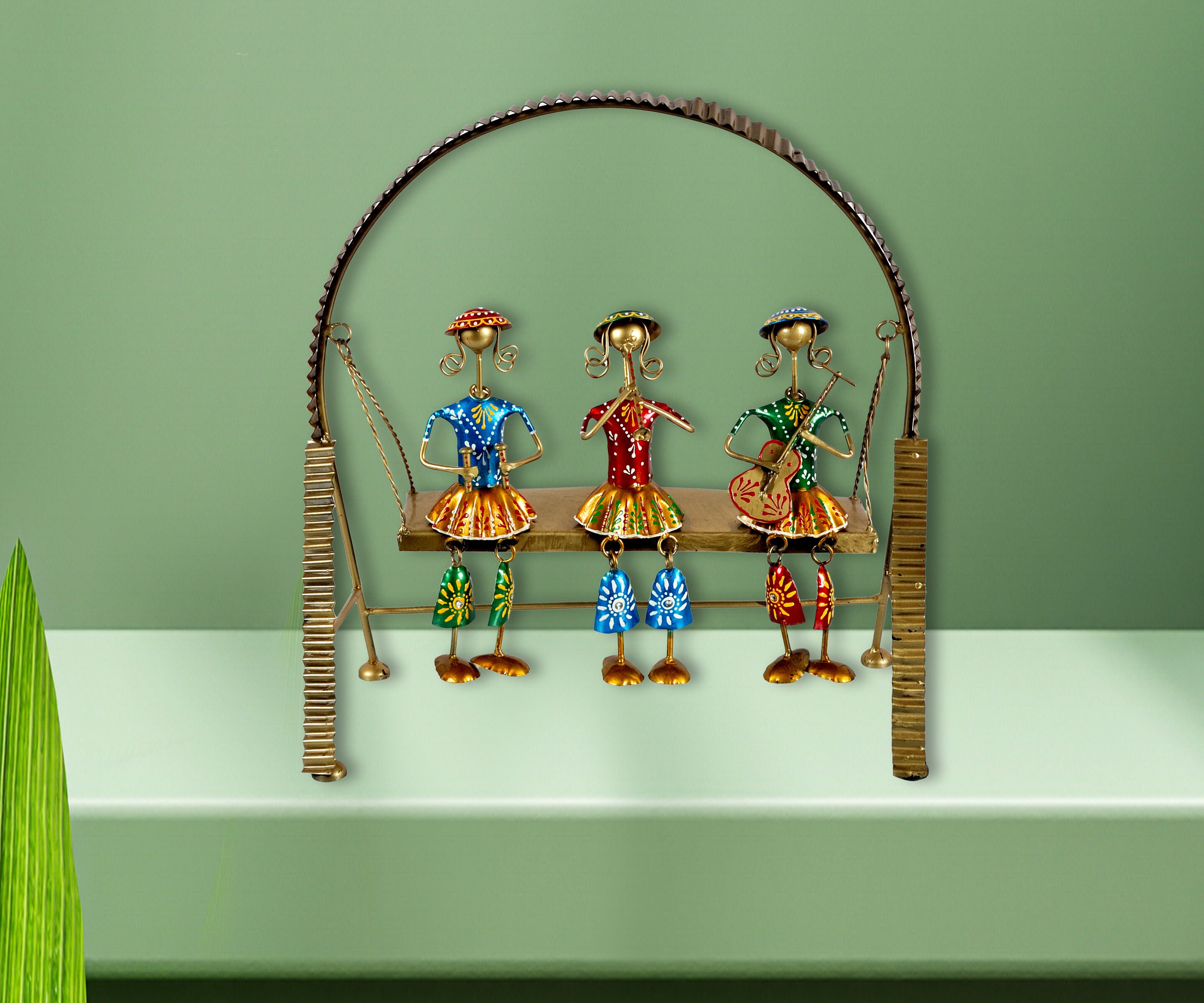 Rajasthani Tribal Musician Swing Table Decor Metal Musicians - Etsy