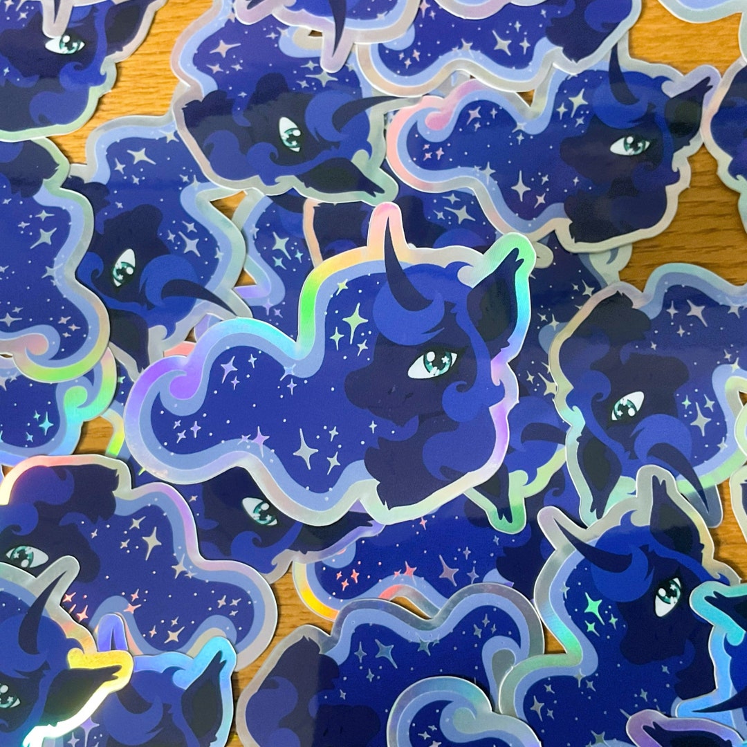 Holographic Princess Luna Sticker - Etsy