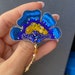 Poppy Flower, Ukrainian Brooch. Embroidery Beaded Blue Yellow Flower to ...