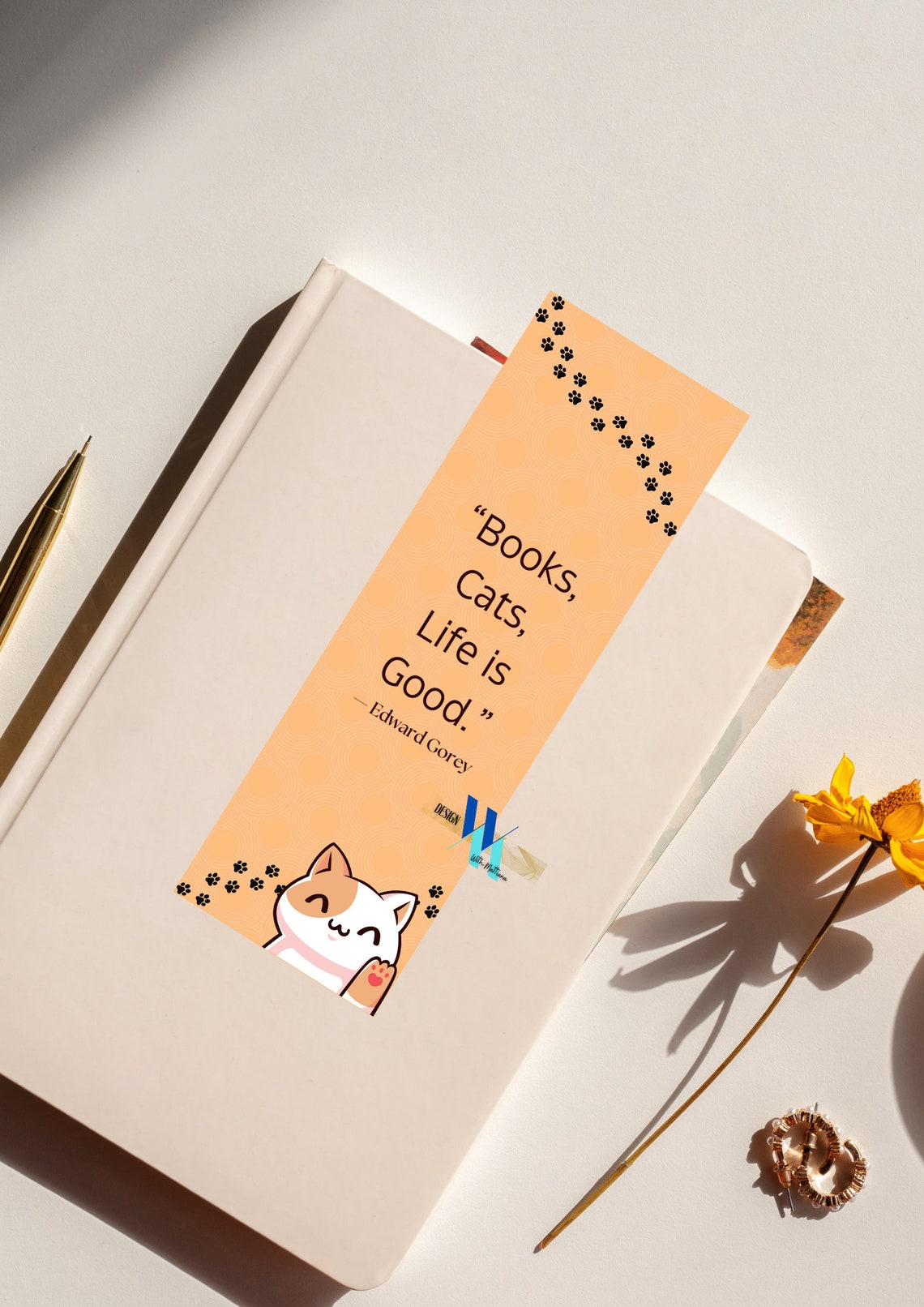 Printable Bookmark Printable PNG Digital File Bookmark PNG Bookmark ...