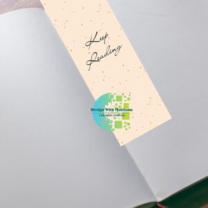 Printable Bookmark | Printable PNG | Digital File | Bookmark PNG ...