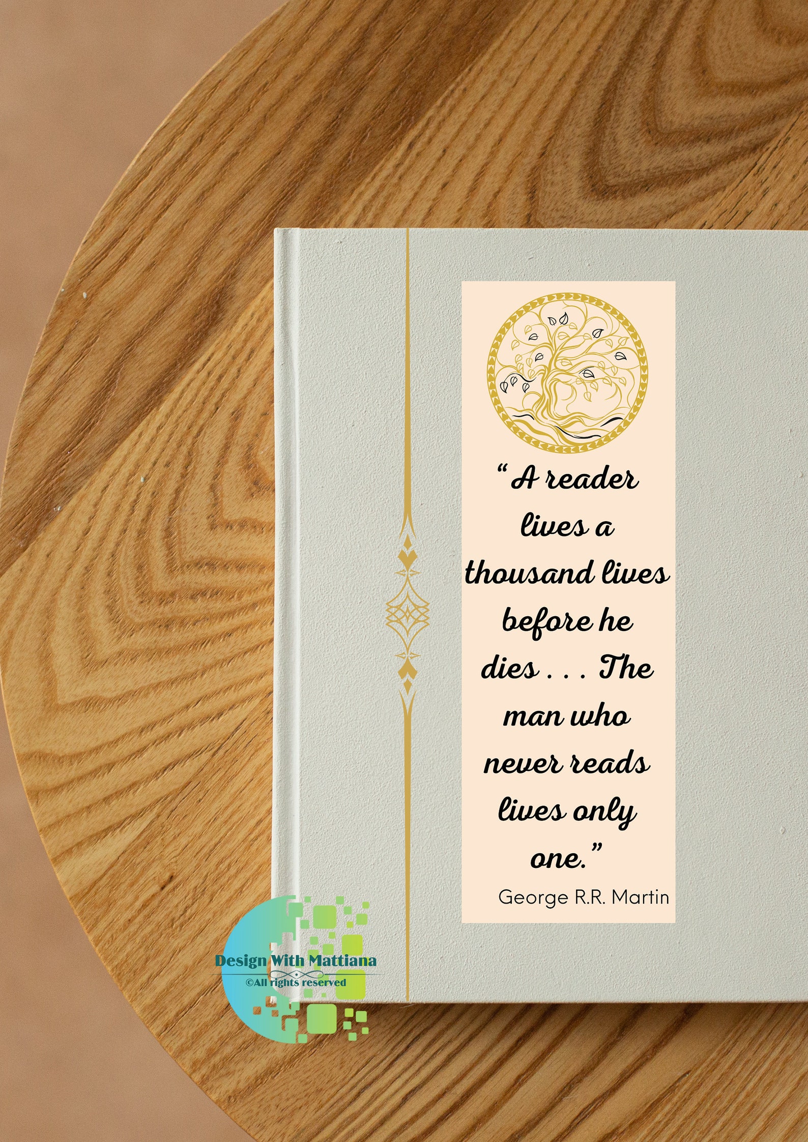 Printable Bookmark | Printable PNG | Digital File | Bookmark PNG ...