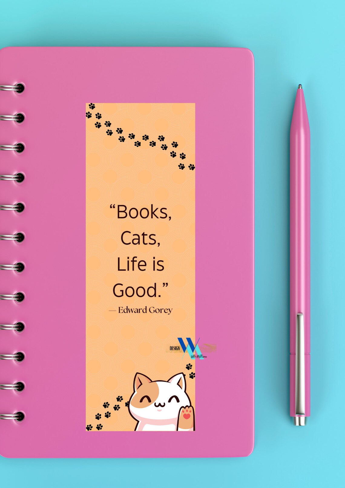 Printable Bookmark Printable PNG Digital File Bookmark PNG Bookmark ...