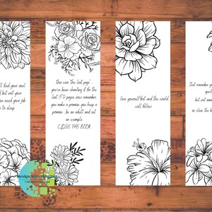 Printable Bookmark Printable PNG Digital File Bookmark - Etsy