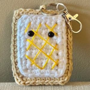 Crochet Poptart Keychain | Toaster Pastry Toy | Play Food - Etsy