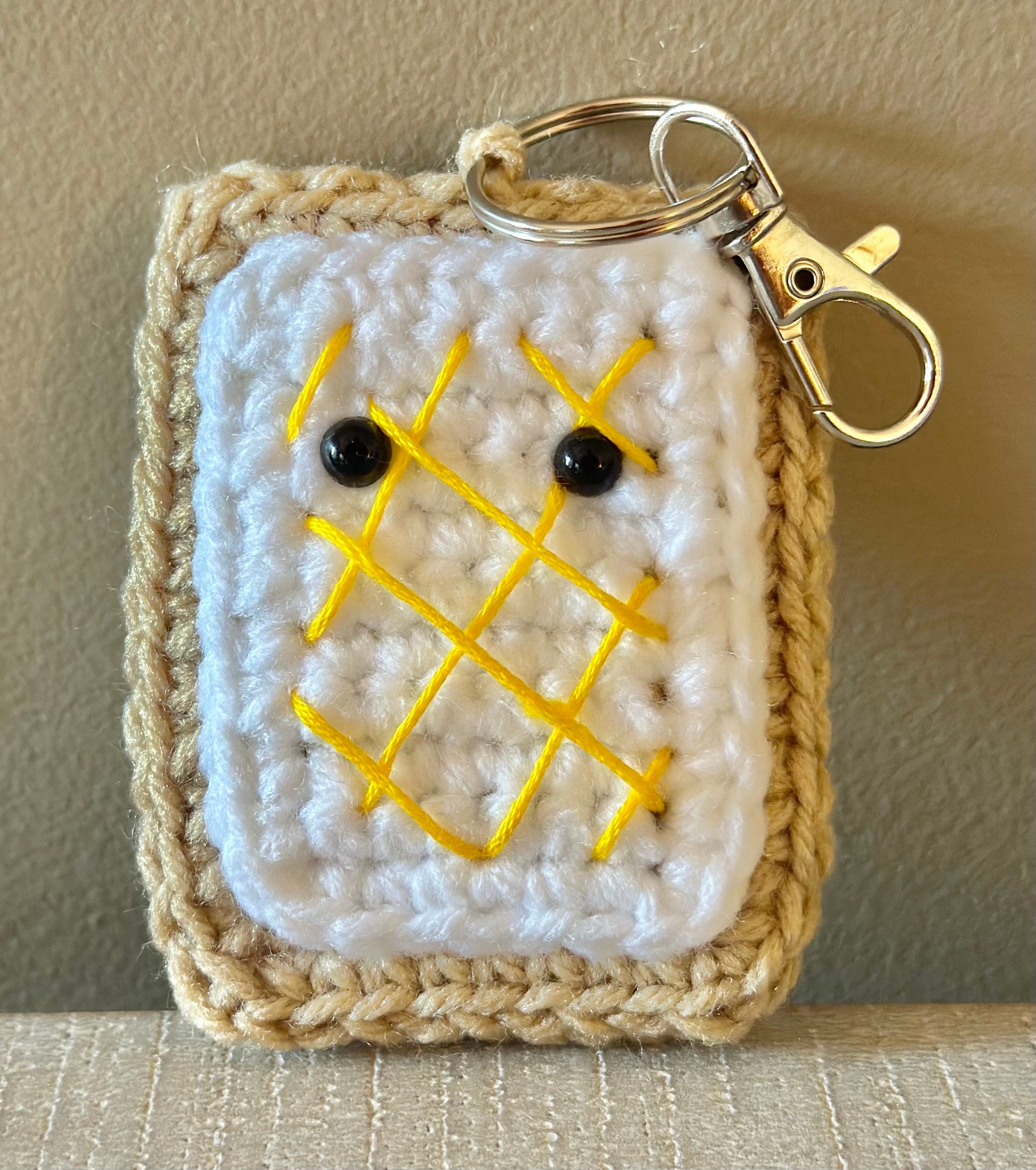 Crochet Poptart Keychain Toaster Pastry Toy Play Food - Etsy