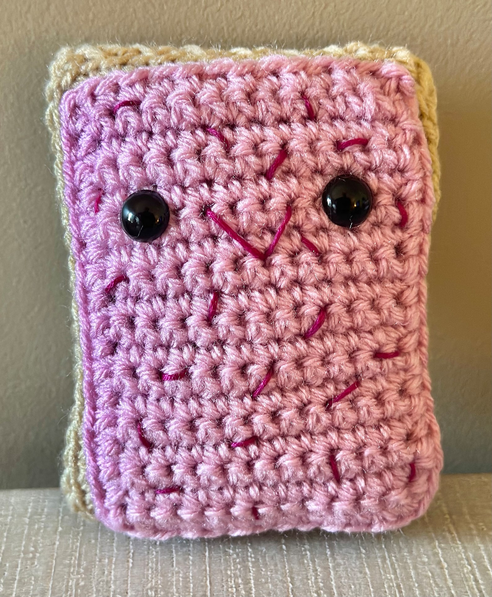 Crochet Poptart Plushie | Toaster Pastry Toy | Play Food - Etsy