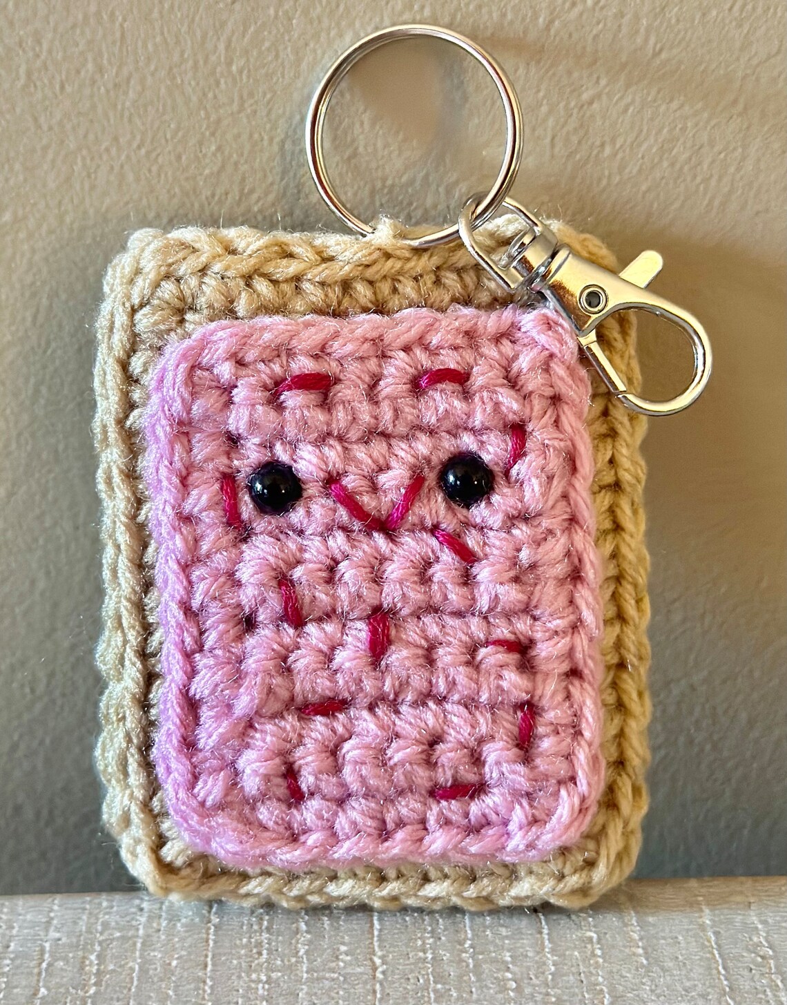 Crochet Poptart Keychain Toaster Pastry Toy Play Food - Etsy