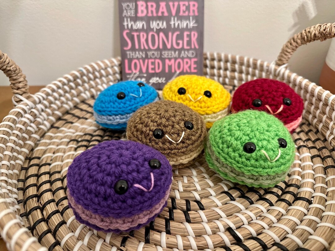 Amigurumi Macarons | Crochet Food | Amigurumi Pastry | Ceochet Gift - Etsy