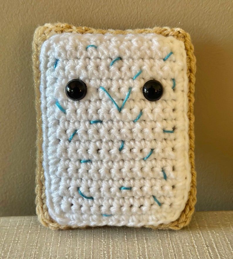 Crochet Poptart Plushie | Toaster Pastry Toy | Play Food - Etsy