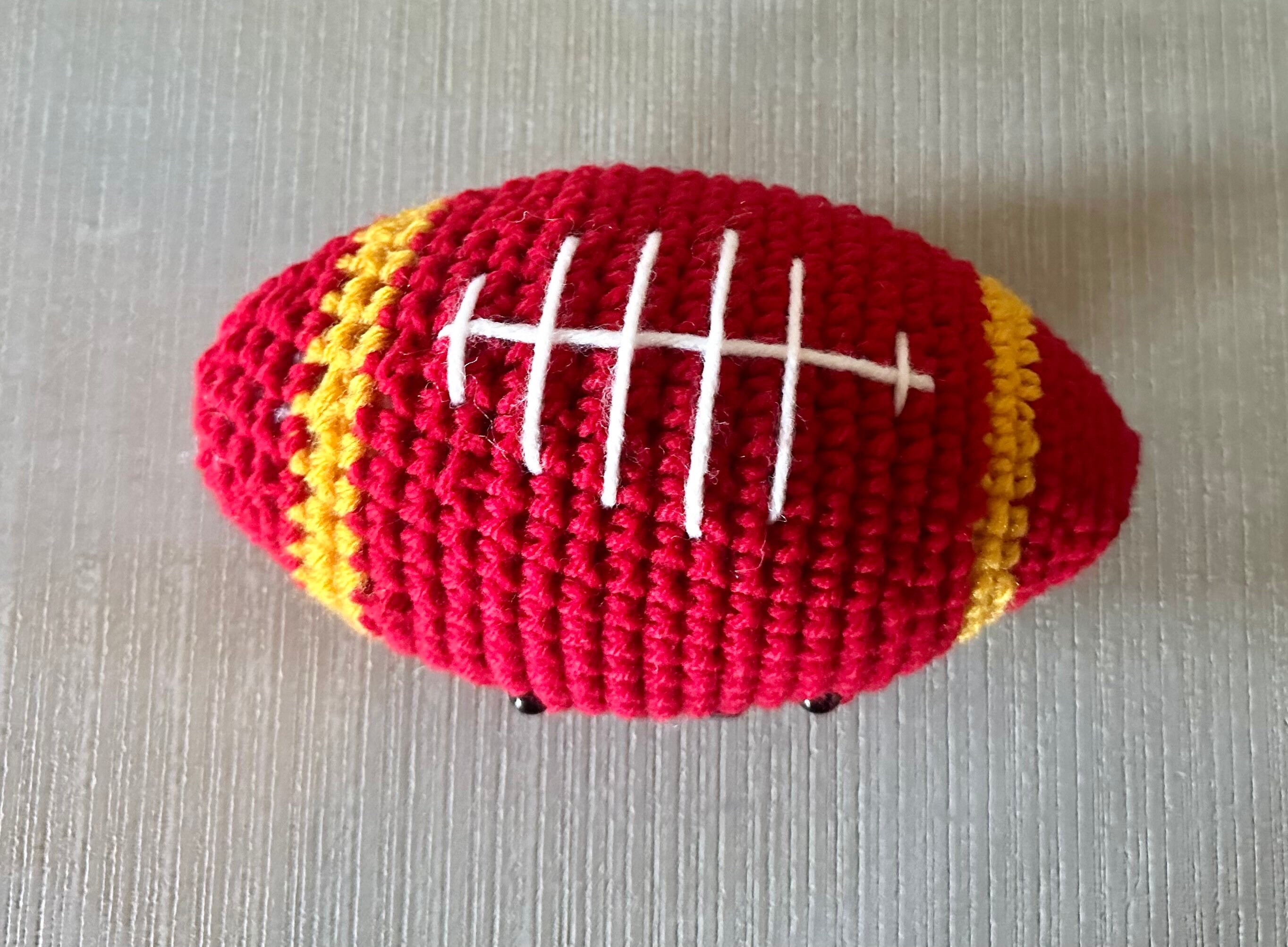 Kansas City Chiefs | Football Plushie | Crochet Football - Etsy