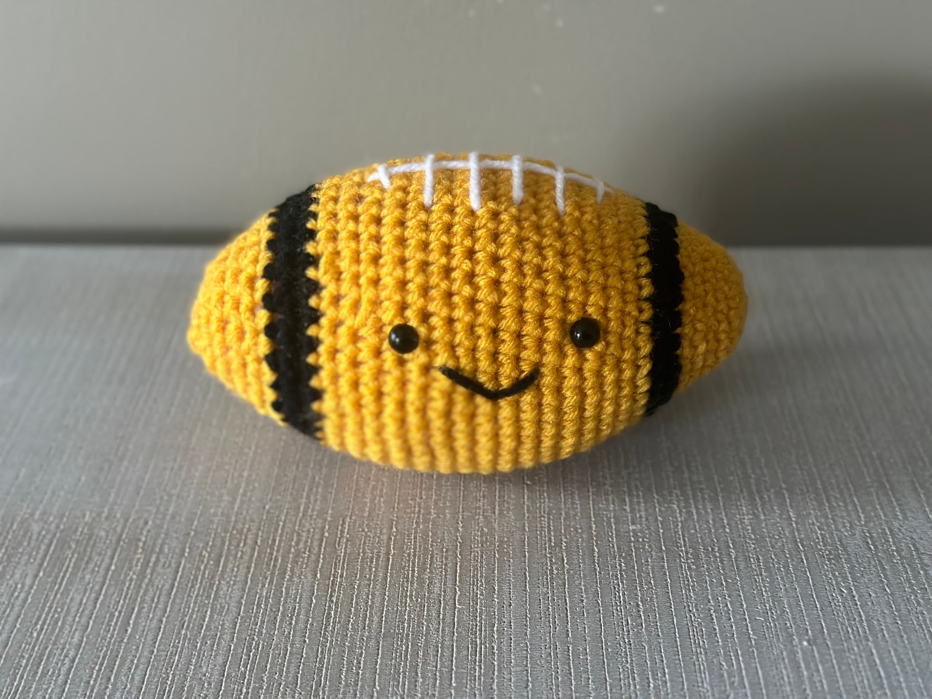 Pittsburgh Steelers | Football Plushie | Crochet Football - Etsy