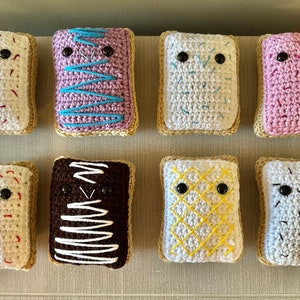 Crochet Poptart Plushie | Toaster Pastry Toy | Play Food - Etsy