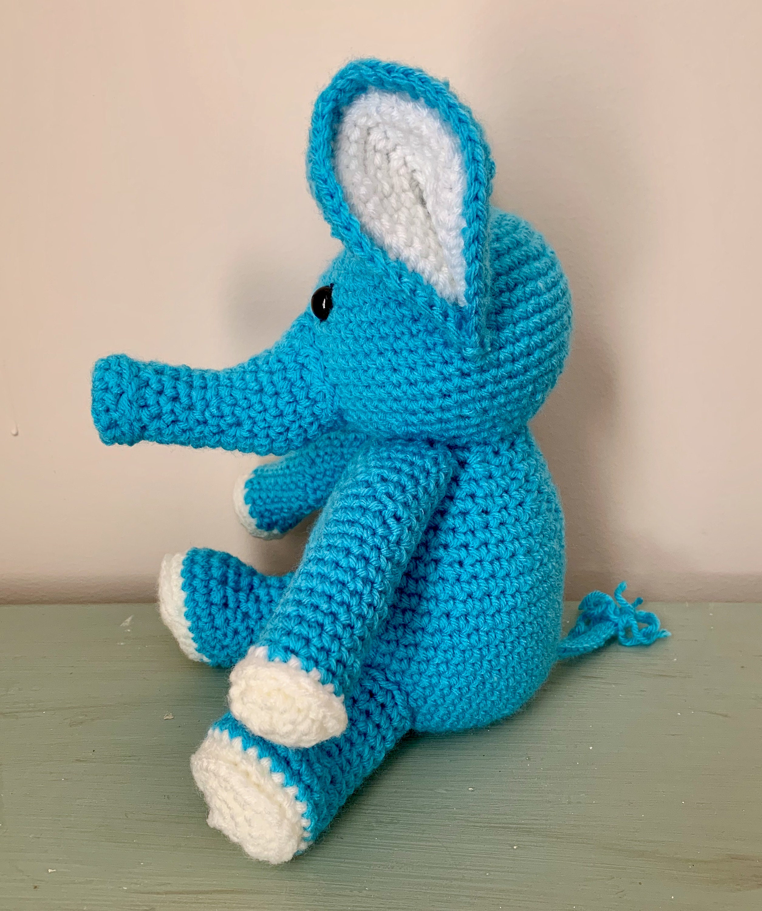 Elephant Stuffed Animal, Crochet Amigurumi, Baby Shower Gift - Etsy