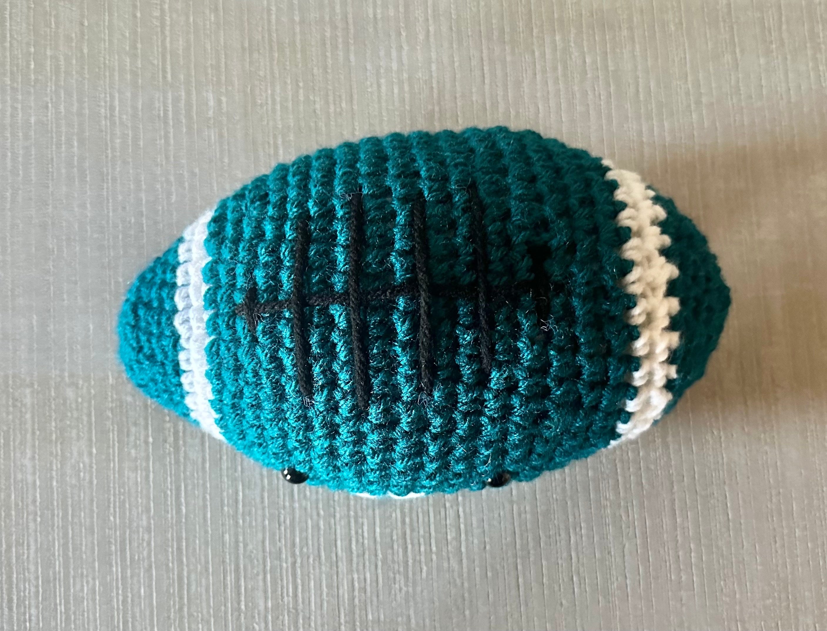 Philadelphia Eagles Football Plushie Crochet Football - Etsy