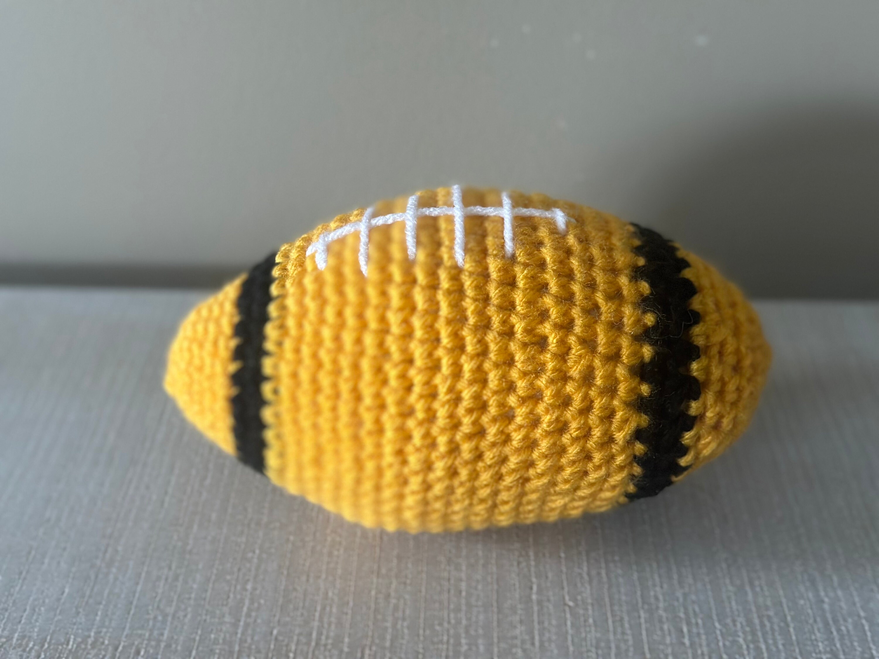 Pittsburgh Steelers | Football Plushie | Crochet Football - Etsy