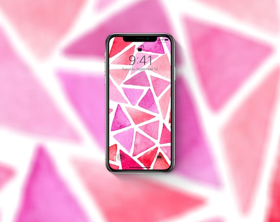 Abstract Triangle Iphone Background