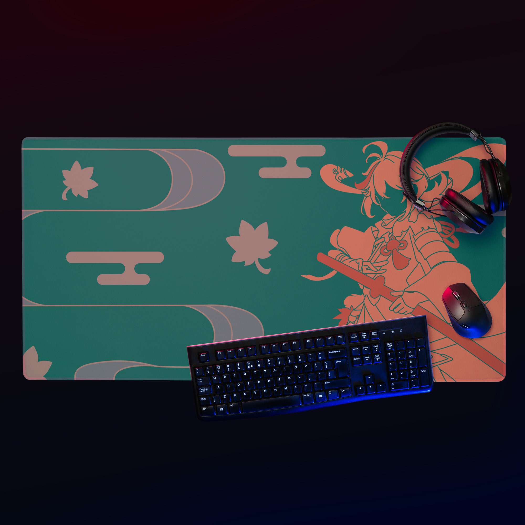 Gaming Mouse pad Genshin Impact Kazuha Kaedehara - Etsy Italia