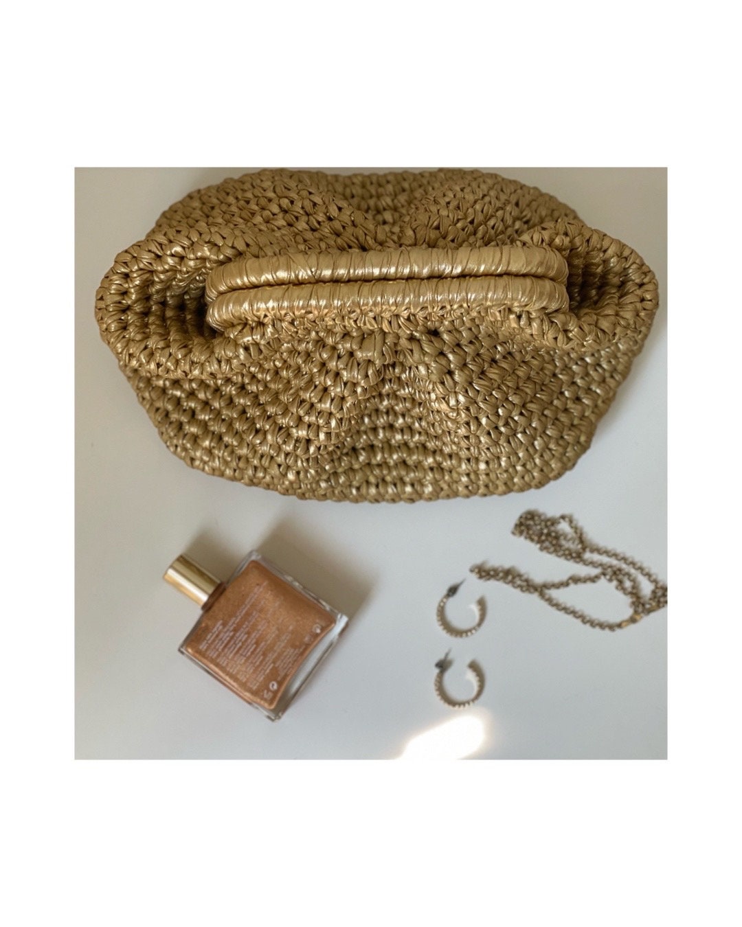 Gold Clutch Bag Gold Metallic Bag Handmade Clutch Bag for - Etsy