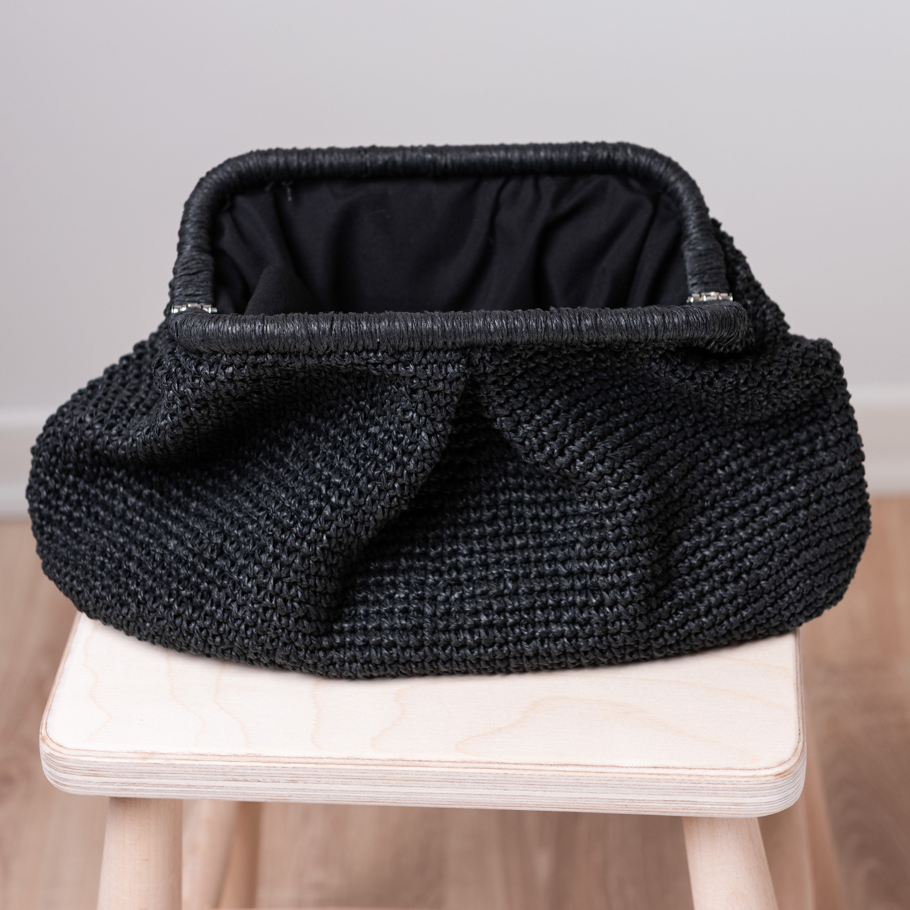 Black Raffia CLUTCH, Raffia Bag CLUTCH ,raffia Bag Coach, Natural Hand ...