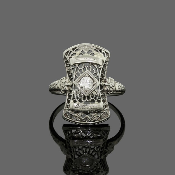 Antique Filigree Ring - Etsy