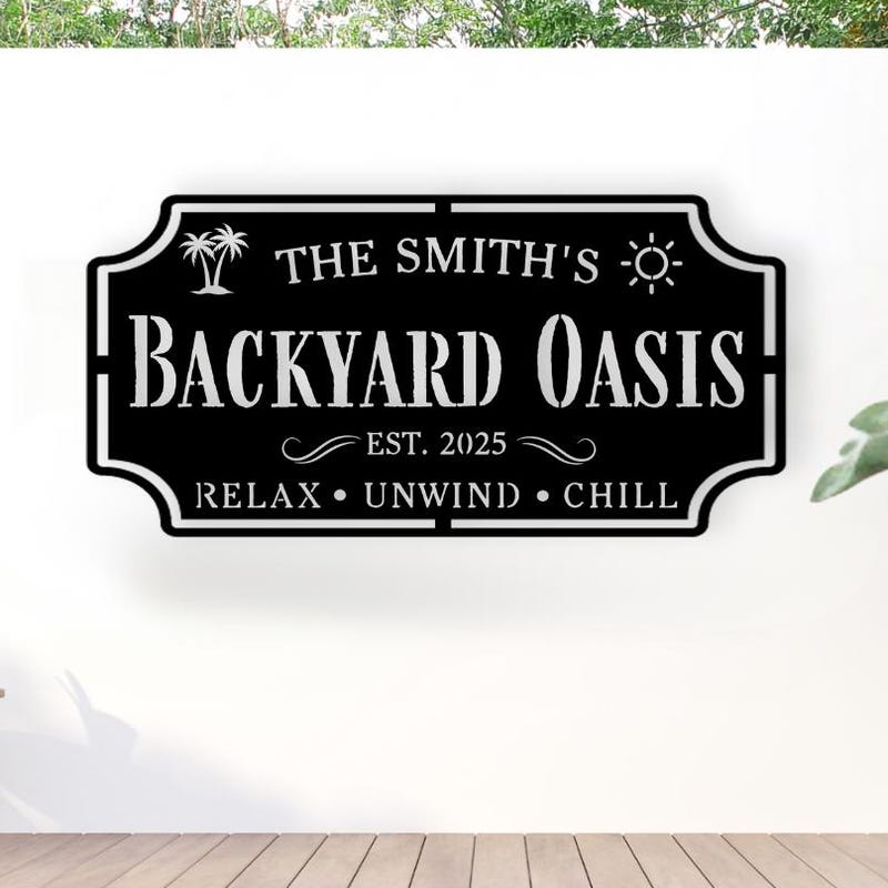 Oasis Sign - Etsy