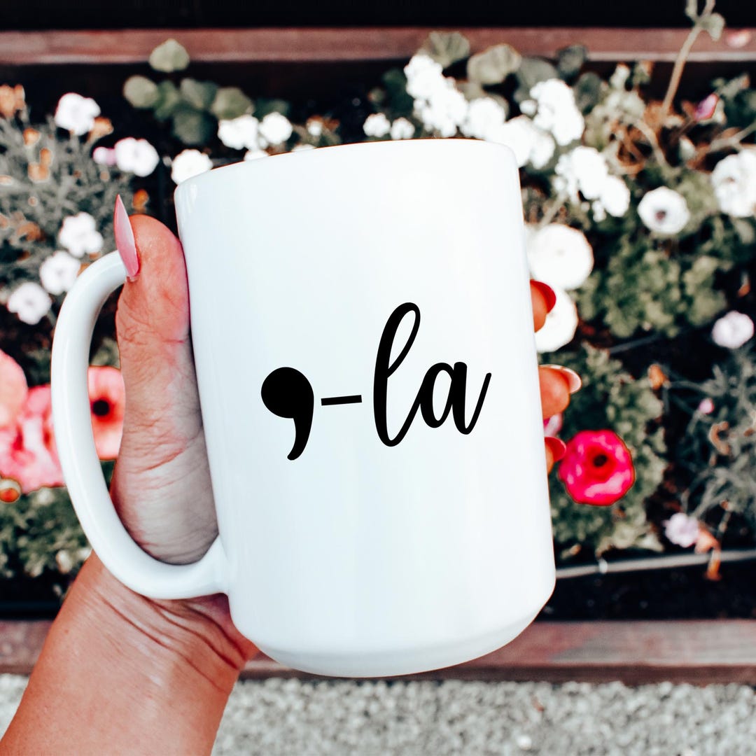 Comma-la Mug, Kamala Harris 2024 Election Coffee Mug, Kamala for the ...