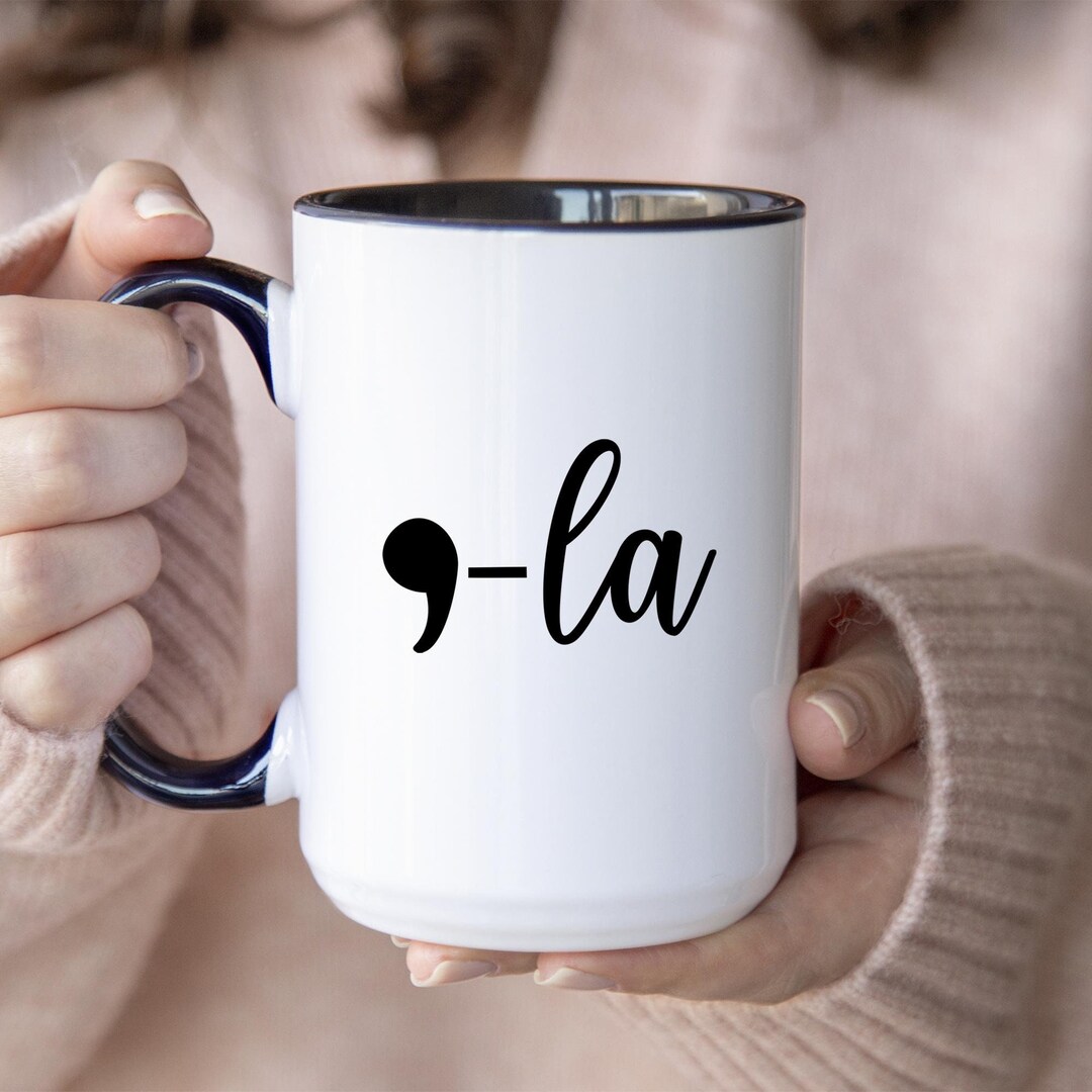 Comma-la Mug, Kamala Harris 2024 Election Coffee Mug, Kamala for the ...