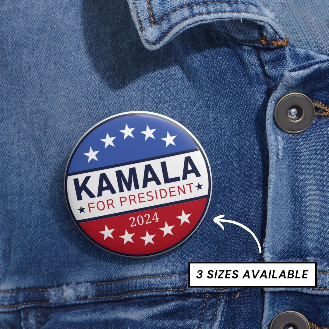 Kamala Harris for President Button 2024 Presidetial Election Buttons ...