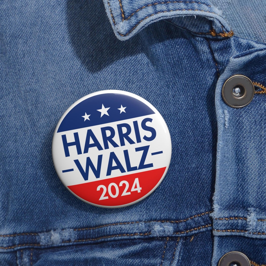 Kamala Harris Tim Walz Campaign Buttons 2024 Presidetial Election ...