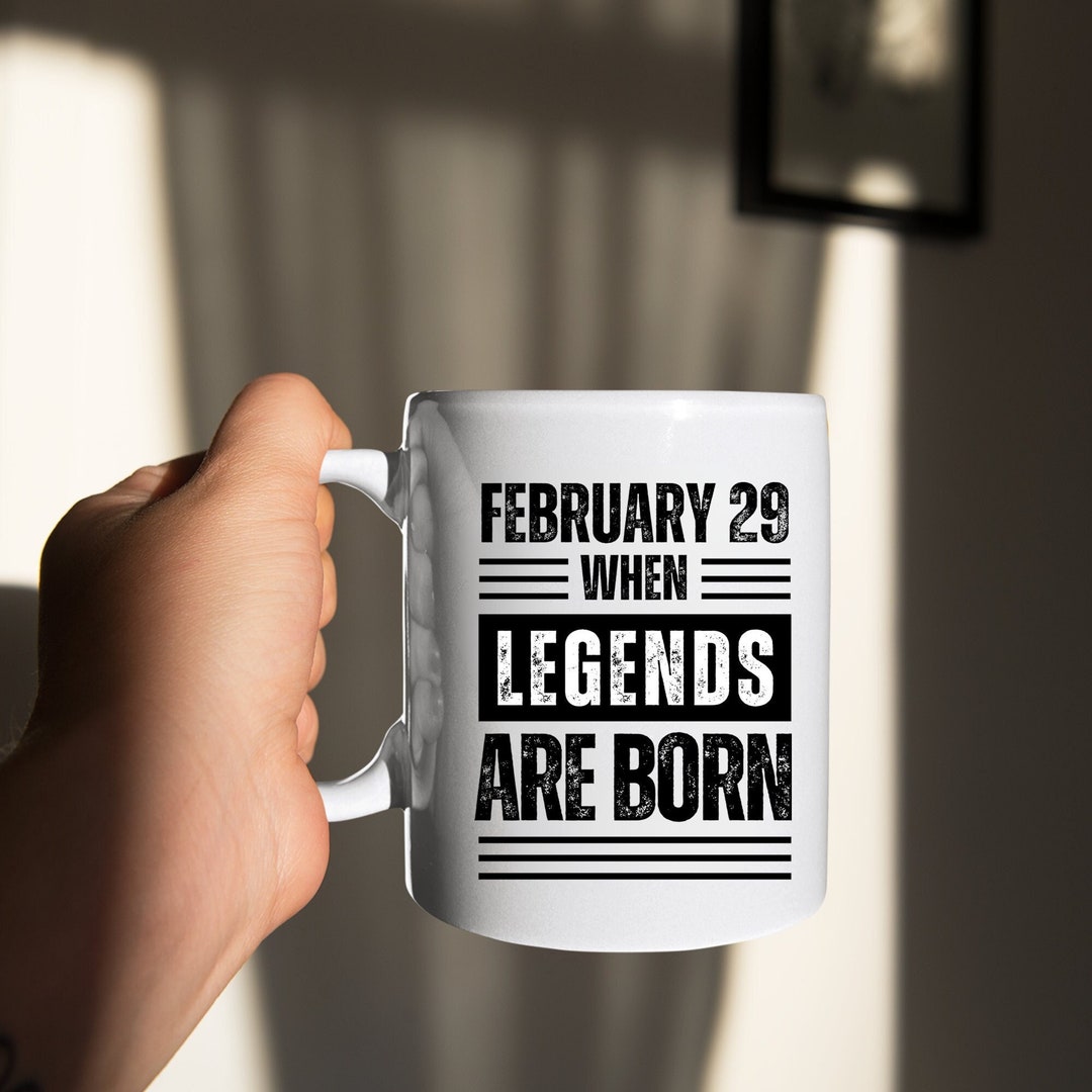 Leapling Minimalist Coffee Mug Leap Day, Leap Year Birthday Gift, Leap ...