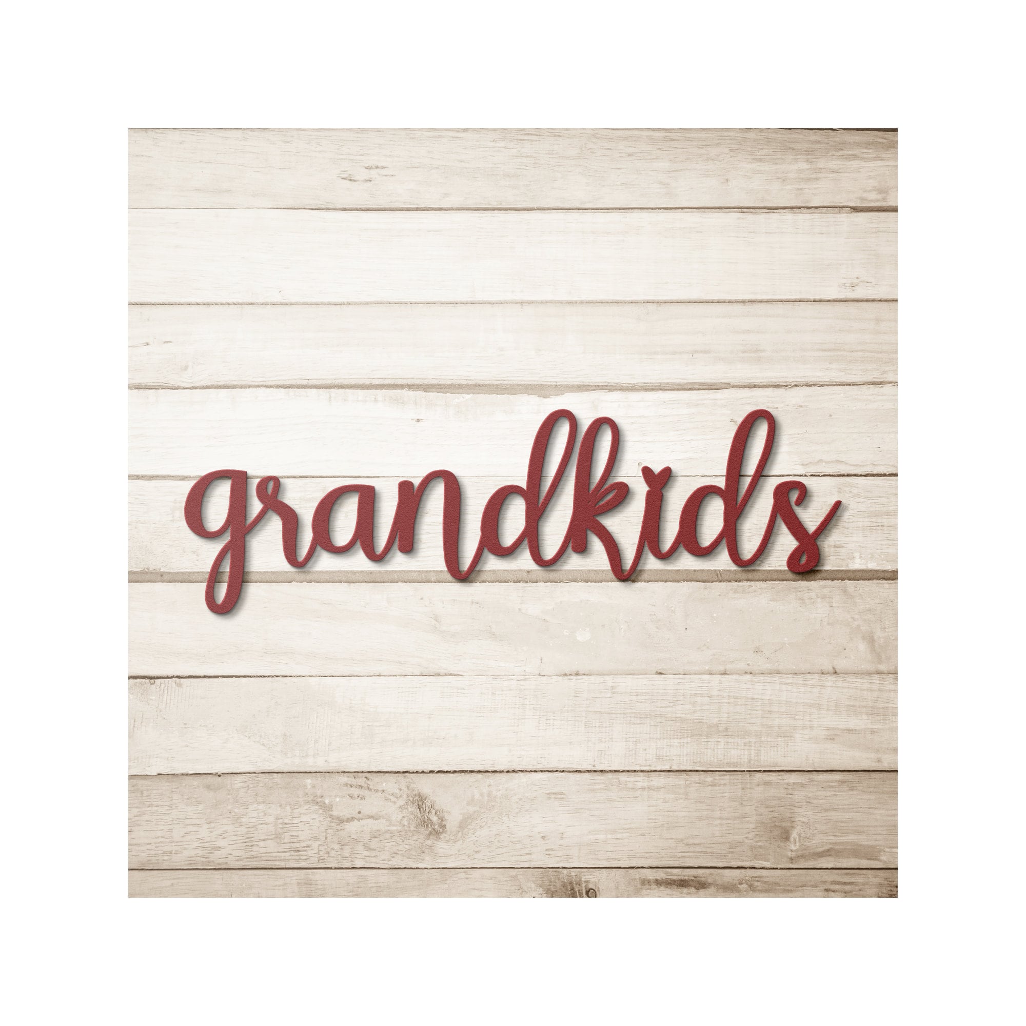 Grandkids Signmetal Word Signgrandkids Picture - Etsy