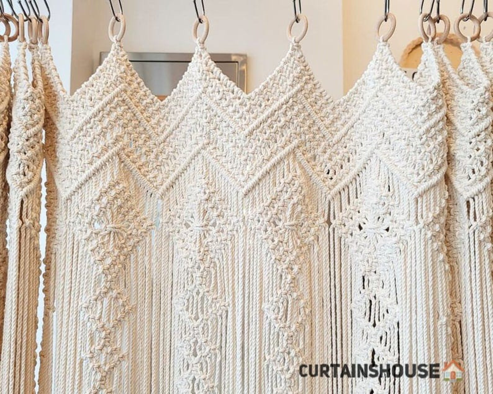 Luxury Macrame / Macramé Wall Curtain / Macrame Boudoir Decor/ - Etsy