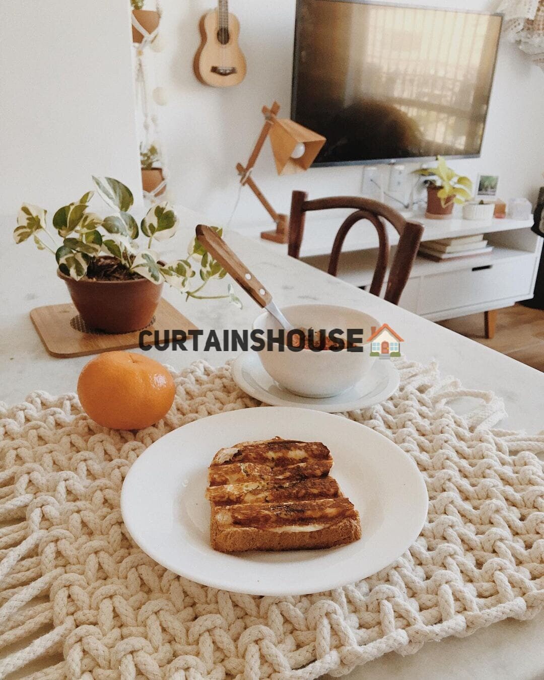 Macrame Placemat and Napkin Ring, Handmade Table Mat Set, Macrame ...