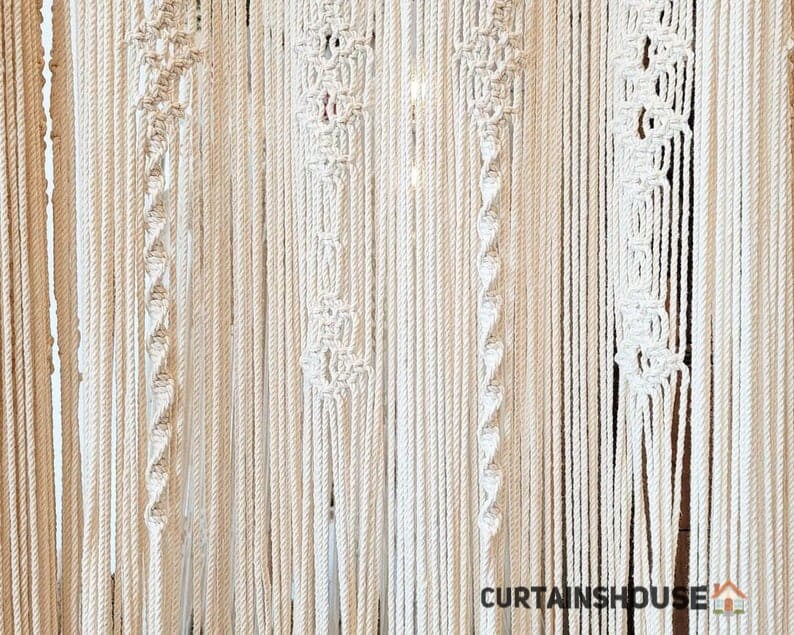 Luxury Macrame / Macramé Wall Curtain / Macrame Boudoir Decor/ - Etsy
