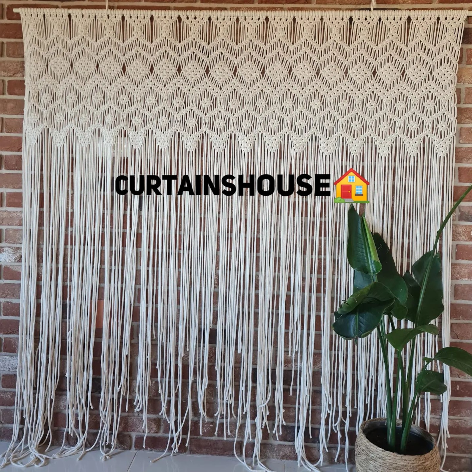 Makramee / Makramee Wandvorhang / Makramee / Makramee Tür / | Etsy