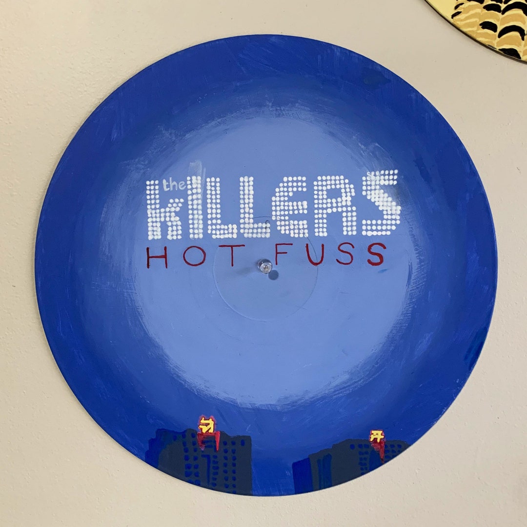 The Killers Hot Fuss Hand-painted Album Cover on Vinyl Record - Etsy