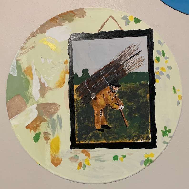 Led Zeppelin 4 Hand-painted Album Cover on Vinyl Record - Etsy