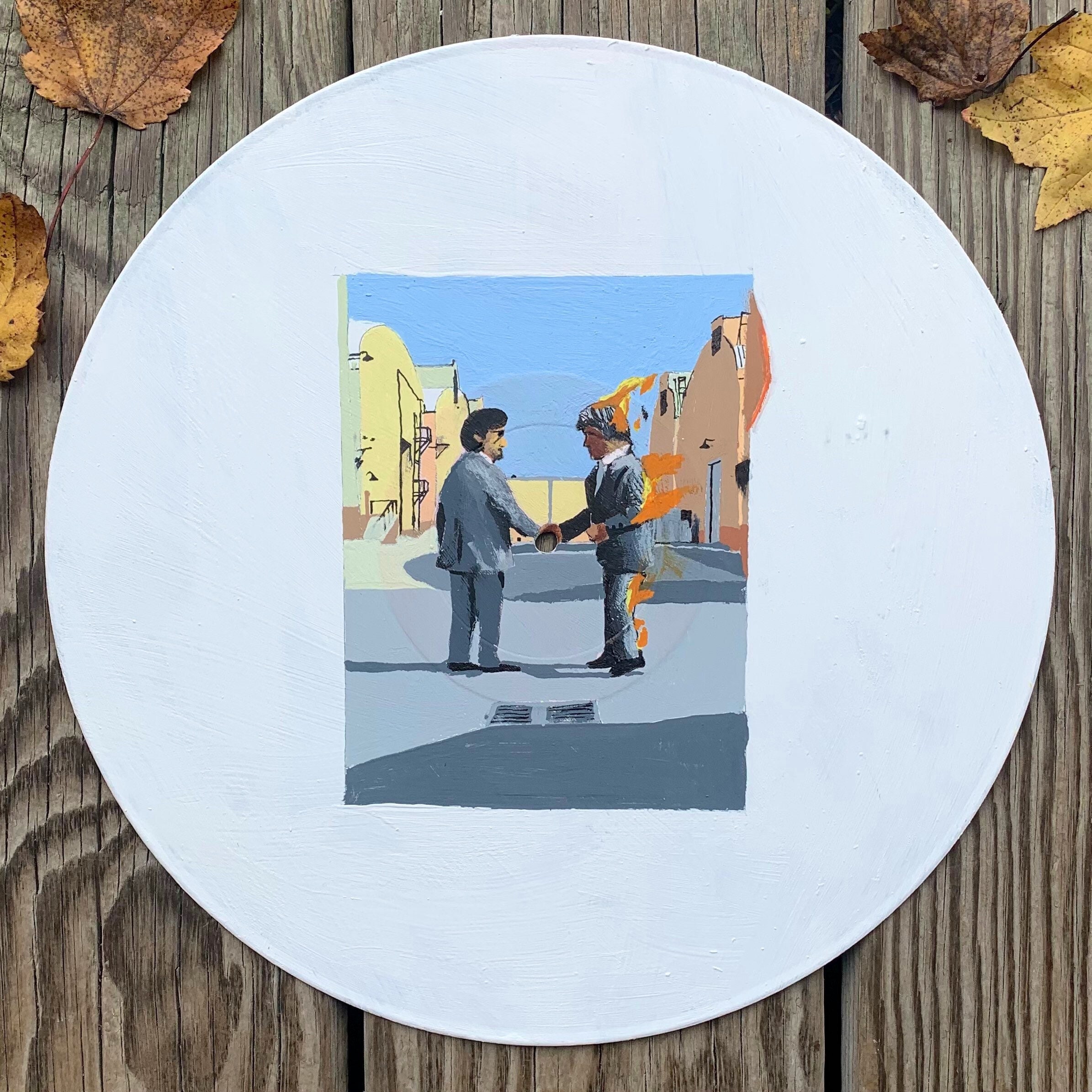 Pink Floyd Album Art Wish You Were Here