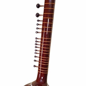 Sitar Indian Handcarved Left Hand Ravi Shankar Sitar 7 Main String 13 ...