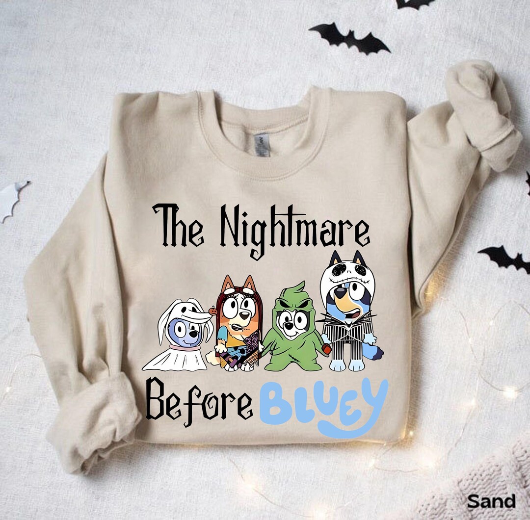 The Nightmare Bluey Png, Bluey Halloween PNG, Spooky Season Png, Bluey ...