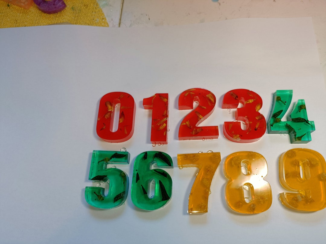 Resin Door Numbers - Etsy
