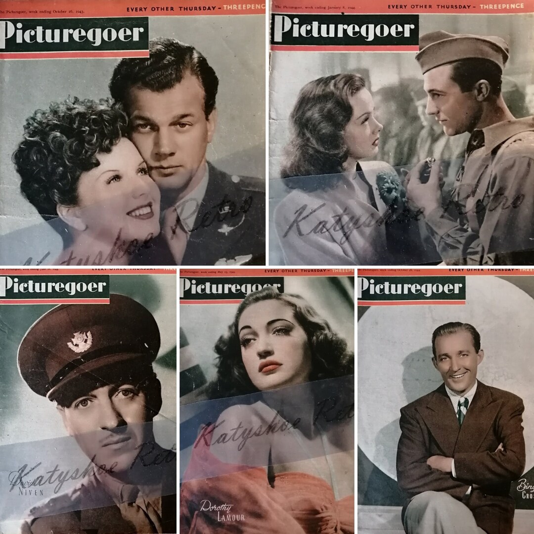 UFPG 1940s Original Vintage Picturegoer Film Magazine Retro - Etsy